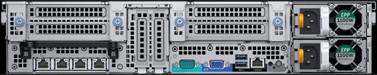 Dell EMC PowerEdge R840 Rear | CompuWay
