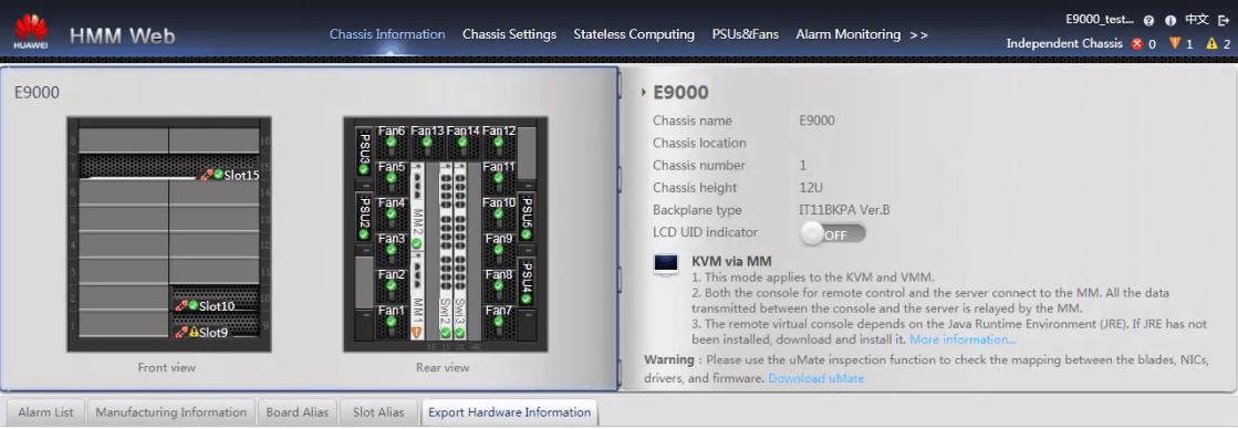 Huawei E9000 Management Software | CompuWay
