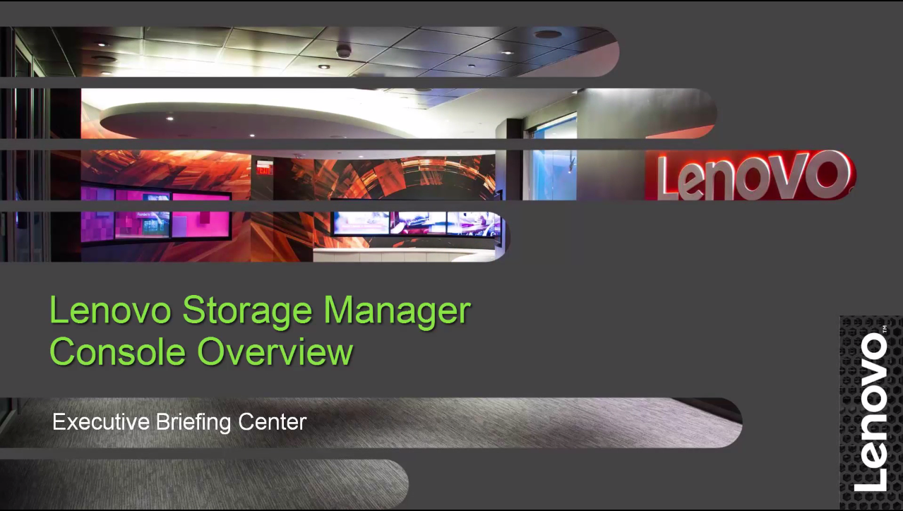 Lenovo Storage Management Console — Overview — CompuWay