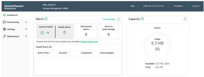 HPE MSA 2060 SMU Storage Management Utility v4 | CompuWay